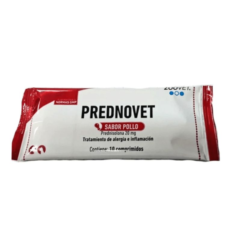 PREDNOVET 20 MG X 1 PASTILLA | Casa Mascotas